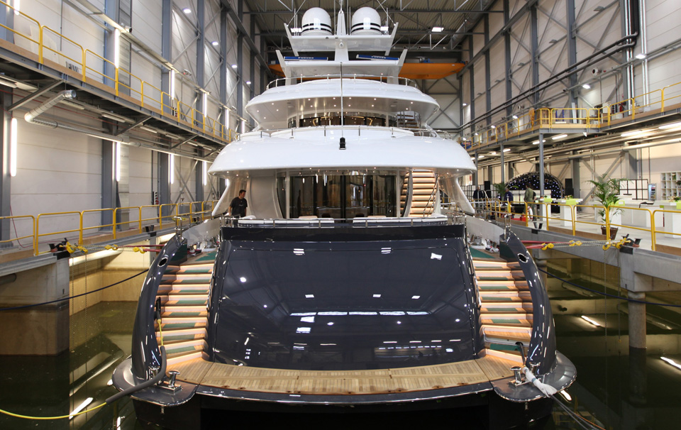 Superyacht Shipyard Tour with Megayacht Brokers at Denison