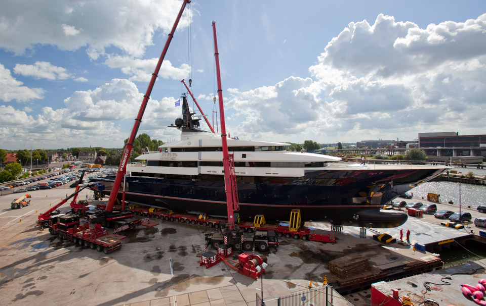 Superyacht Shipyard Tour with Megayacht Brokers at Denison
